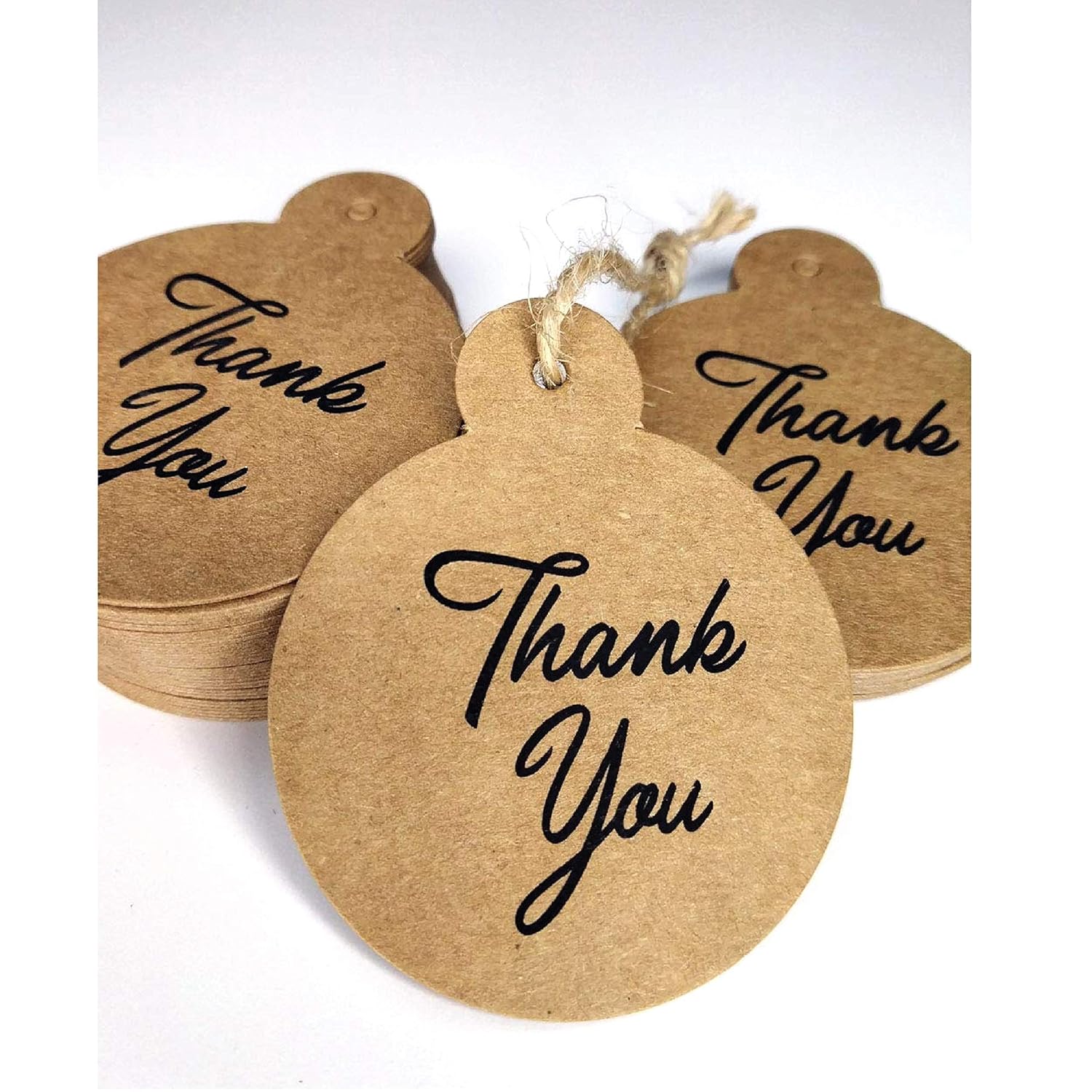 Thank You Tags with Hanging Strings – WOOPME
