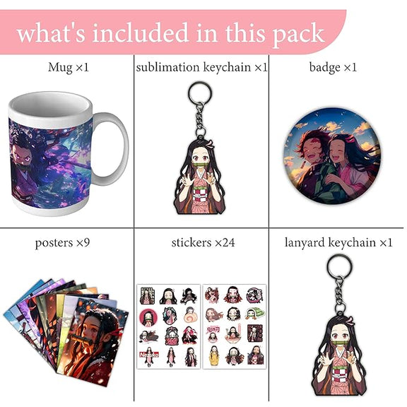 Woopme Nezuko Gift Kit – Ultimate Combo for Demon Slayer Fans – WOOPME