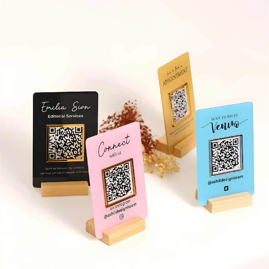Acrylic QR Code Scanner – WOOPME