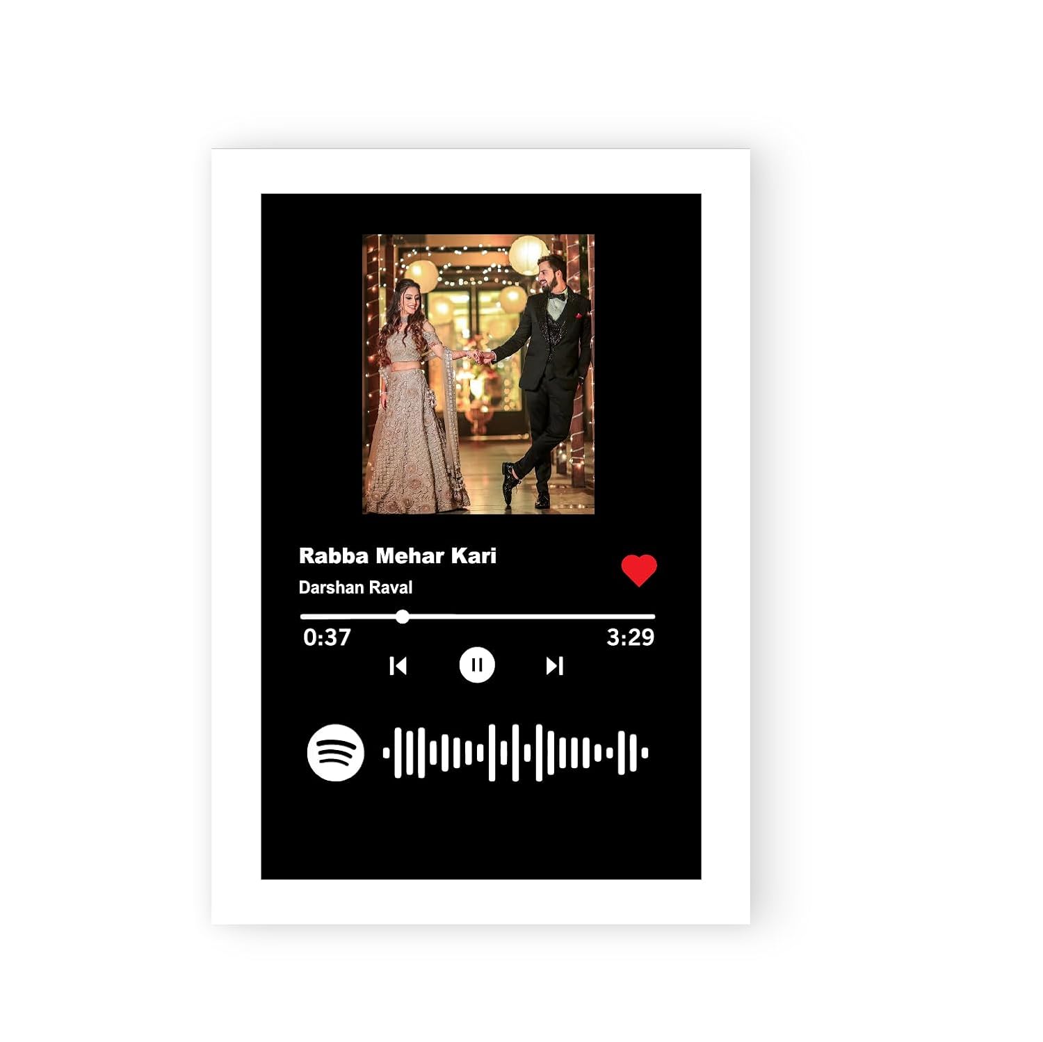 Personalized Spotify Music Photo Frame – WOOPME